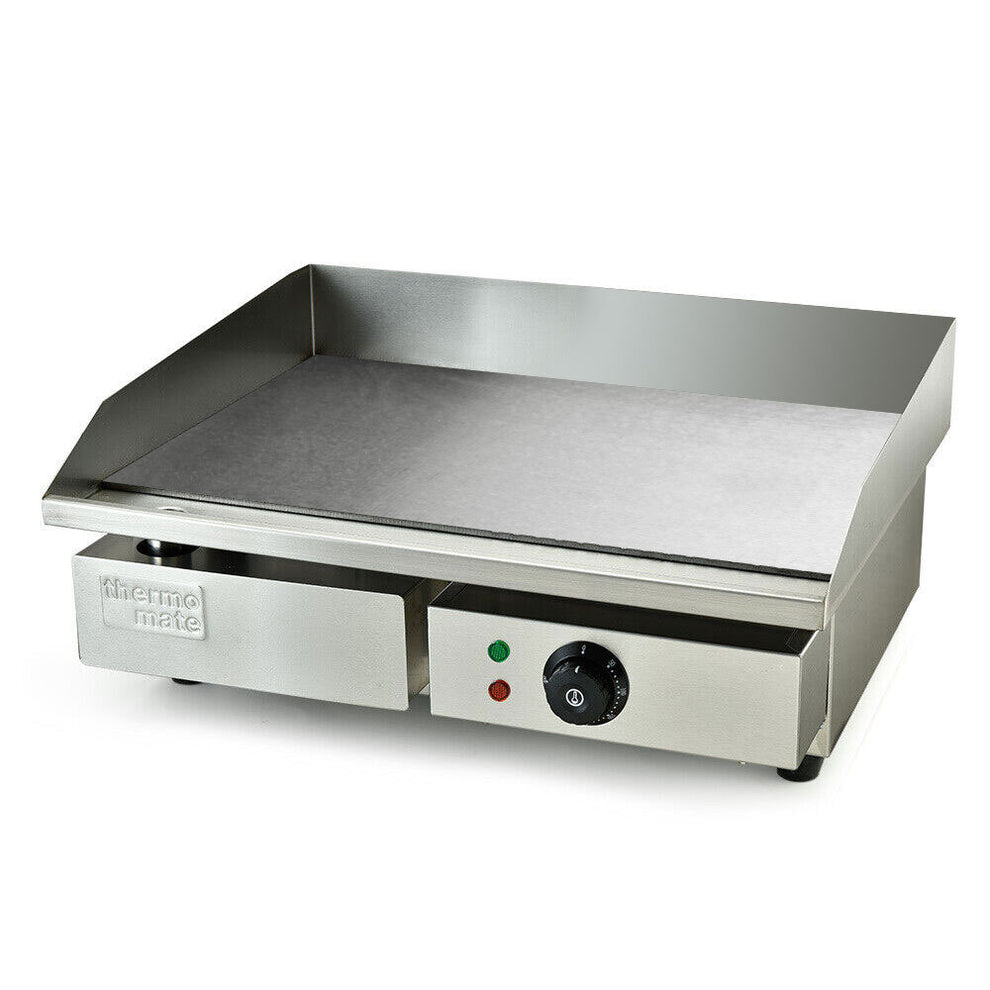 THERMOMATE Electric Griddle Grill BBQ Hot Plate Commercial Stainless S ...